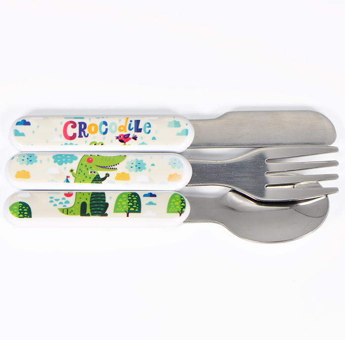 Subli Polymeer / RVS Baby Vork - formaat 13,5 x 4 x 0,8 cm. | Subliplezier